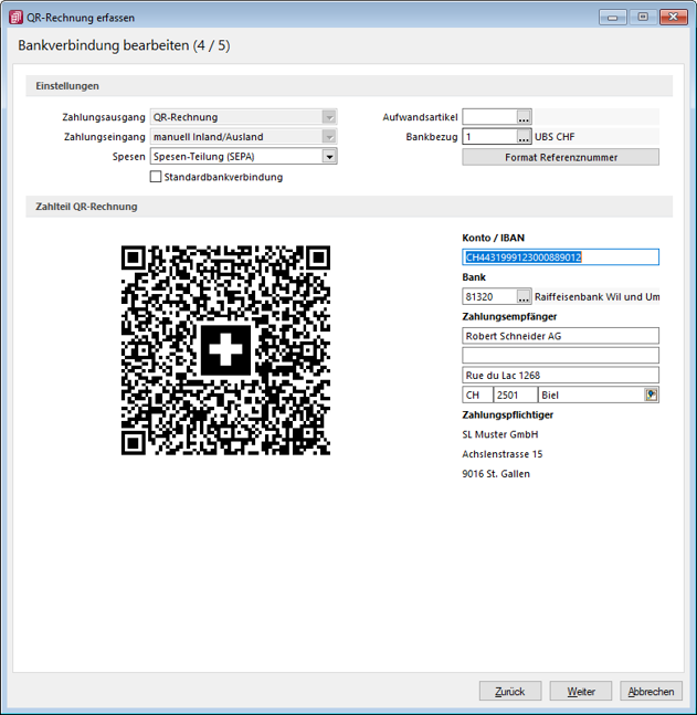 QR-Rechnung - selectline.ch DE
